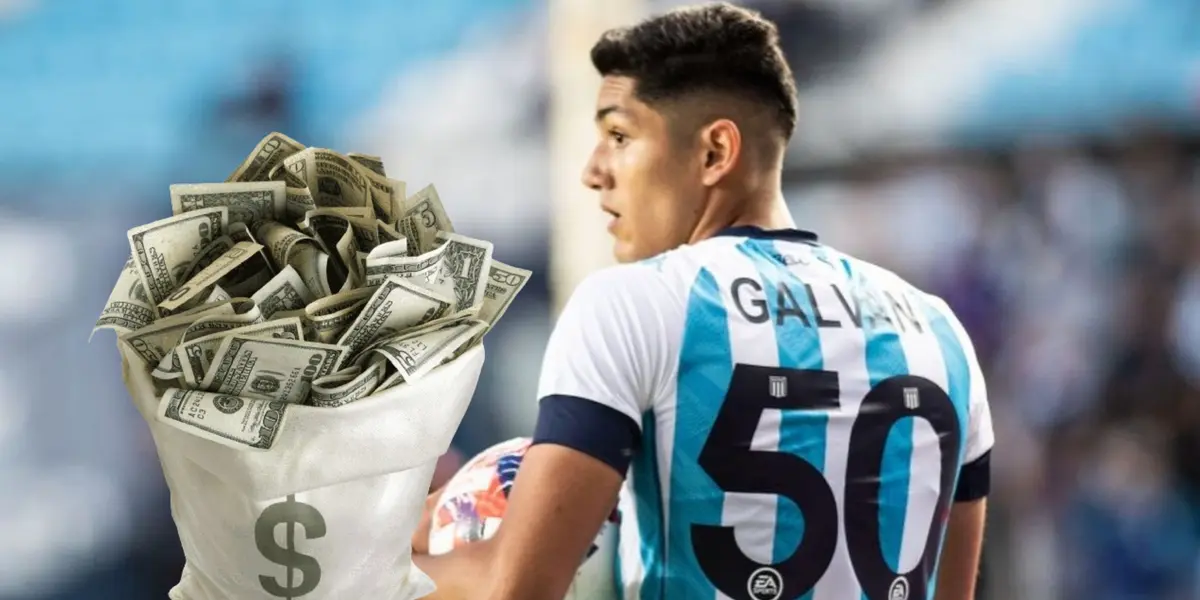 Vale menos de 1 millón, el dinero que recibiría Racing por la salida de Galván